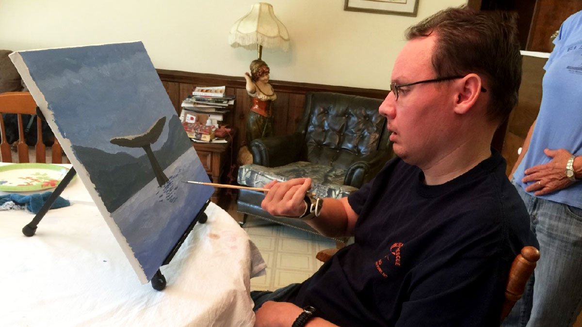 A Wounded Warrior Connects With Winter's Story After Overcoming Brain ...